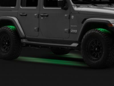 Oracle Jeep Wrangler ColorSHIFT RGB+W Underbody Wheel Well Rock Light ...