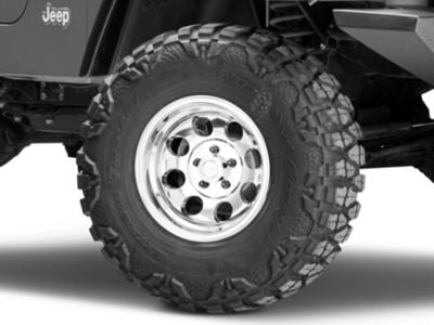 Pro Comp Wheels Jeep Wrangler Series 1069 Polished Wheel; 15x8; -19mm ...