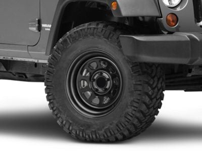 Pro Comp Steel Wheels Jeep Wrangler District Gloss Black Wheel; 17x9 ...