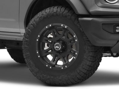 Raceline Bronco Raptor Black 6-Lug Wheel; 17x9; 6mm Offset 981-79065 ...