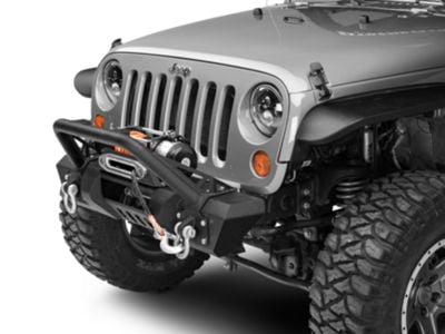 RedRock Jeep Wrangler Stubby HD Pre-Runner Winch Front RedRock Jeep Wrangler Stubby HD Pre-Runner Winch Front