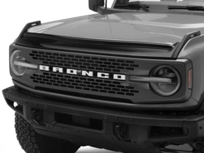 RedRock Bronco Hood Deflector; Gloss Black FB20028 (21-26 Bronco ...