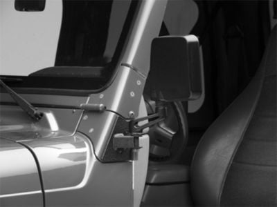 RedRock Jeep Wrangler Mirror Relocation Brackets J133447 (97-06 Jeep ...