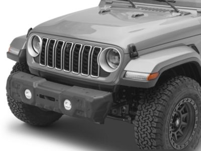 RIVAL 4x4 Jeep Wrangler Stamped Steel Modular Stubby Front Bumper 2D.2715.1.1 (18-24 Jeep ...