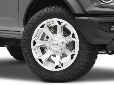 RTX Offroad Wheels Bronco Peak Chrome 6-Lug Wheel; 20x9; 0mm Offset ...