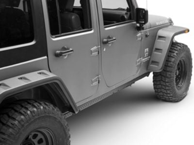 Rugged Ridge Jeep Wrangler Rocker Side Panel Body Armor Kit 11651.05 ...