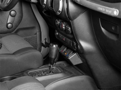 Rugged Ridge Jeep Wrangler Lower Console Switch Panel w/ Rocker ...