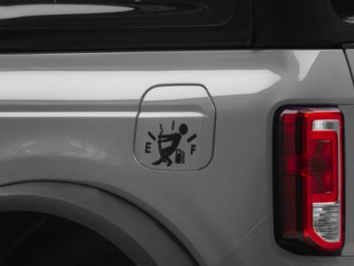 SEC10 Bronco Gas Guy Decal; Black T576315 (Universal; Some Adaptation ...