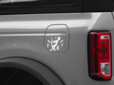 SEC10 Bronco Gas Guy Decal; White T576314 (Universal; Some Adaptation ...