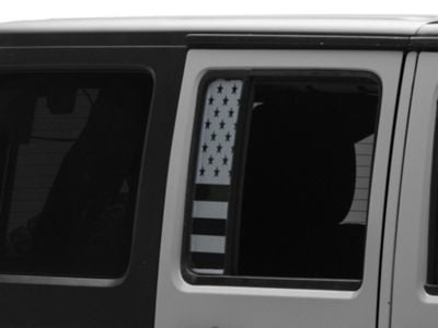 SEC10 Jeep Wrangler Small Rear Window Decal; Frosted J181071 (07-18 ...