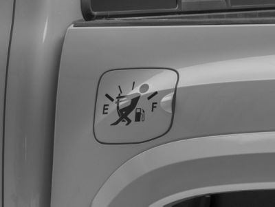 SEC10 Tacoma Gas Guy Decal; Black T576315 (Universal; Some Adaptation ...