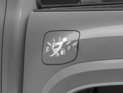 SEC10 Tacoma Gas Guy Decal; White T576314 (Universal; Some Adaptation ...