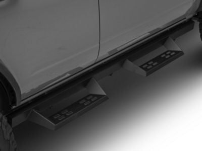 Bronco 4-Inch Drop Sniper Running Boards; Textured Black (21-24 Bronco ...