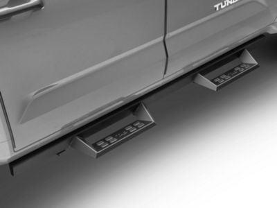 Tundra 4-Inch Drop Sniper Running Boards; Textured Black (22-26 Tundra ...