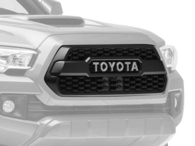 Toyota Tacoma TRD Pro Upper Replacement Grille; Matte Black PT228-35170 ...