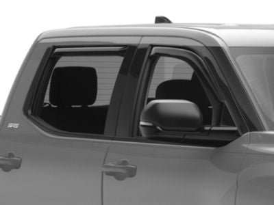 EGR Tundra In-Channel Window Visors; Front and Rear; Dark Smoke 575401 ...