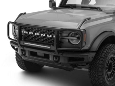 Bronco Modular Brush Guard; Black (21-25 Bronco, Excluding Raptor ...