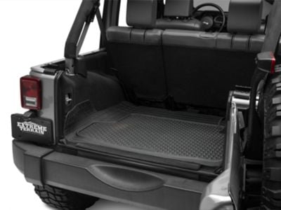 Weathertech Jeep Wrangler AVM Trim-to-Fit Cargo Liner; Black 11AVMCB ...
